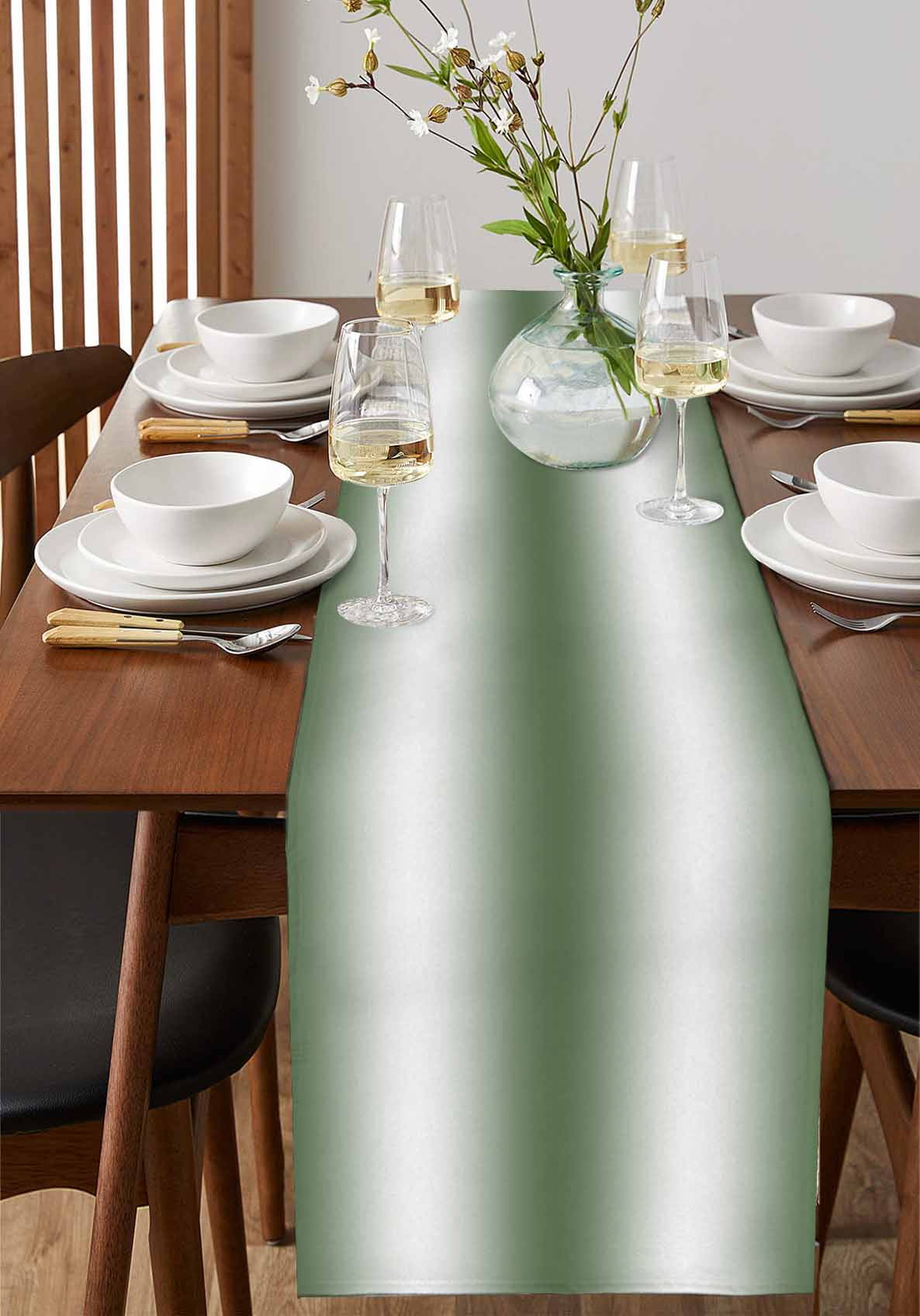 Color Block Terracotta Aesthetic Table Runner 13x36in Non-Slip Cotton ...
