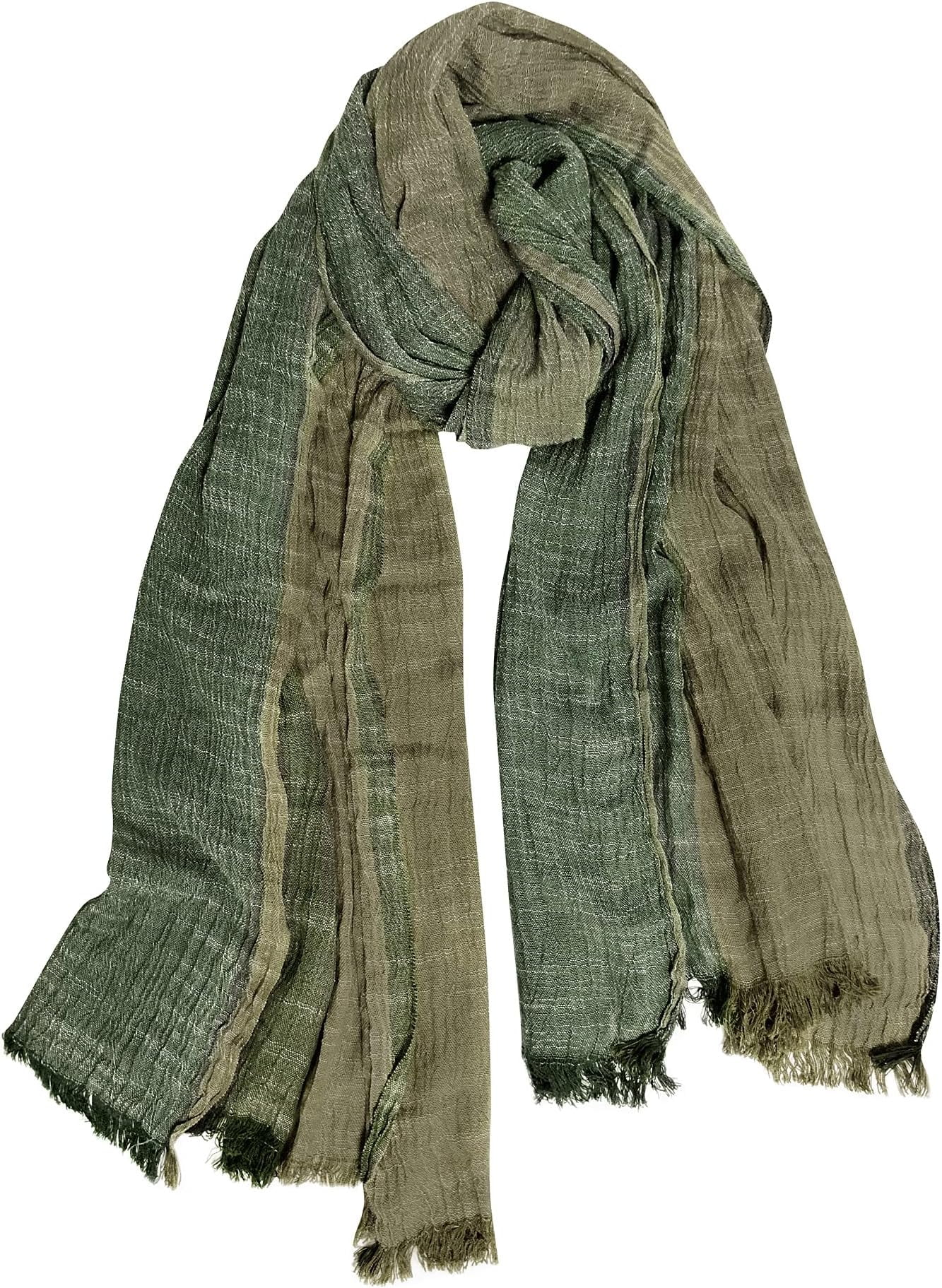 Color Block Winter Scarf for Men Long Wraps Shawl Urbanstyle Scarf for ...