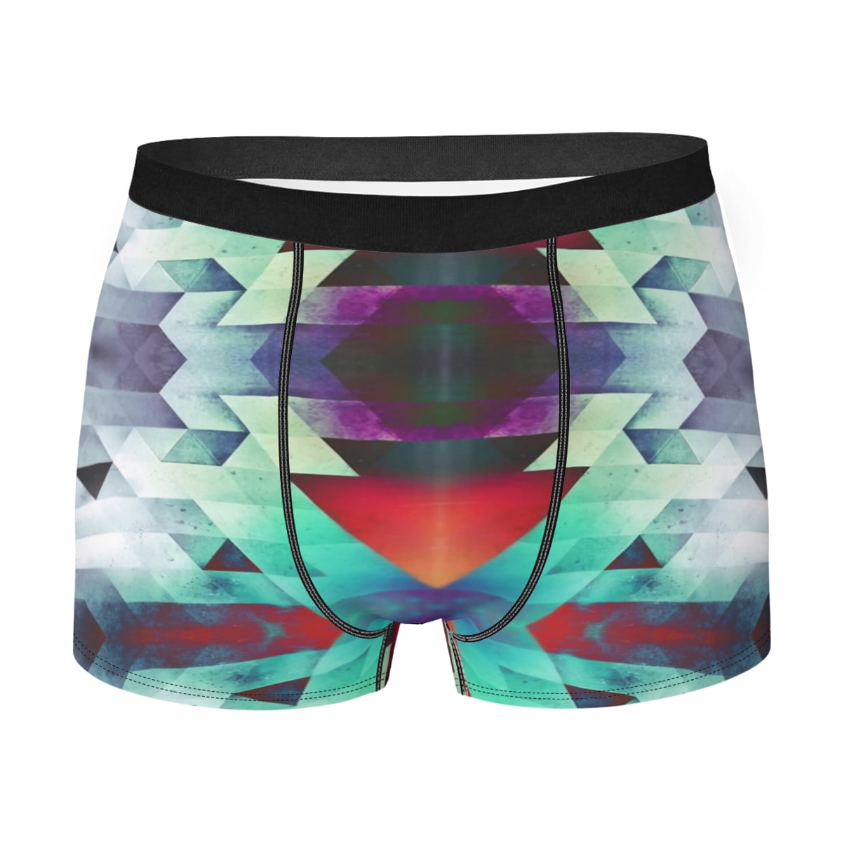 Color Blocks Boxer Shorts For Man 3D Print Male Underwear Panties Briefs Soft Underpants ...
