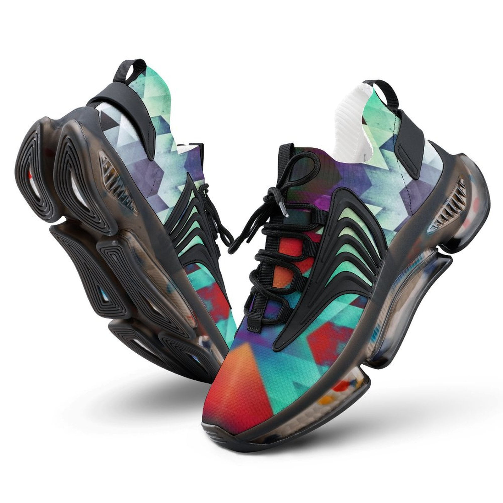 Color Blocks Walking Shoes for Men Woman Lightweight Tennis Fashion ...