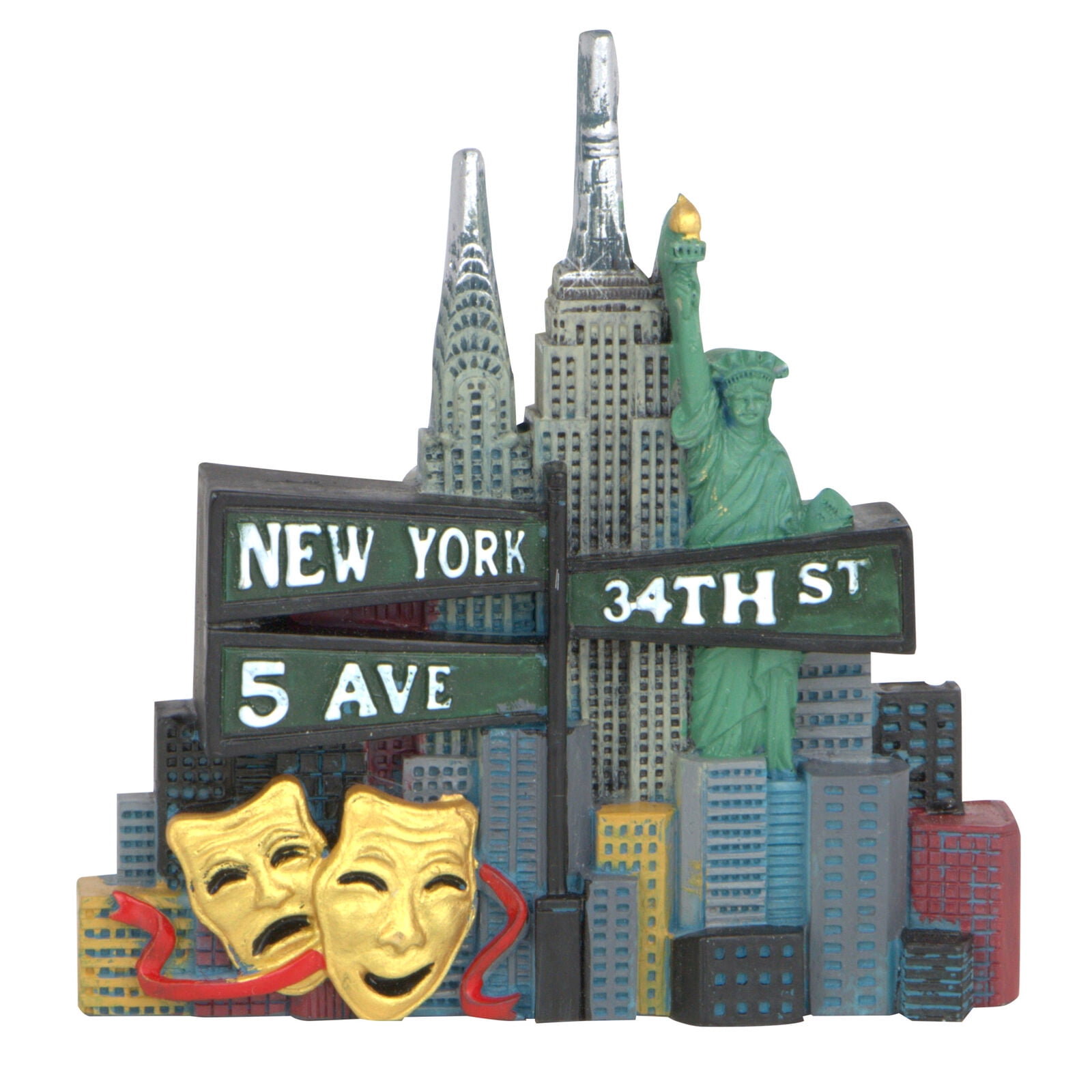 Color Broadway Magnet 3D Design NYC Times Square Magnet 2.5 Inches ...