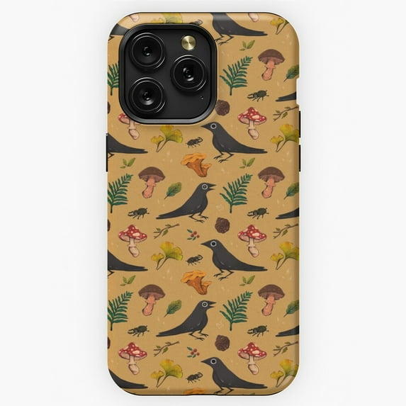 Color Burst Forest Fungi Art Pattern iPhone Case 17 to 11 Pro Max ...