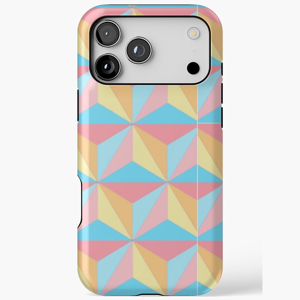 Color Burst Spaceship Earth Geometric Pattern Phone Case 17 11 12 13 14 ...