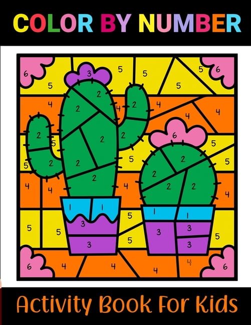 Color By Number Activity Book for Kids : Math Activity Book for Kids ...