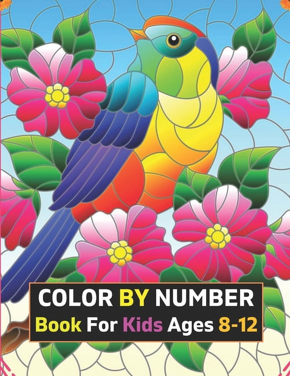 Color By Number Book For Kids: 50 Unique Color By Number Designs, Book ...