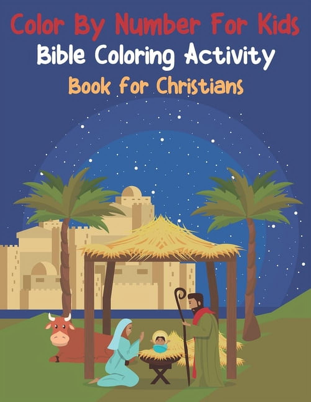 Color By Number For Kids Bible Coloring Activity Book For Christians ...