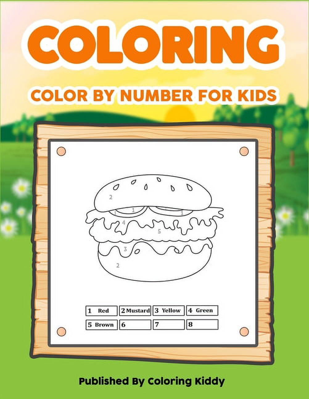 Color By Number For Kids: Educational Activity Books for Kids ...