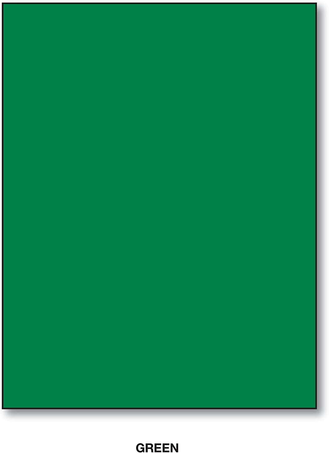 Color Card Stock 65lb. Cover Size 8 1/2" X 5 1/2" Sheets (Half Letter ...