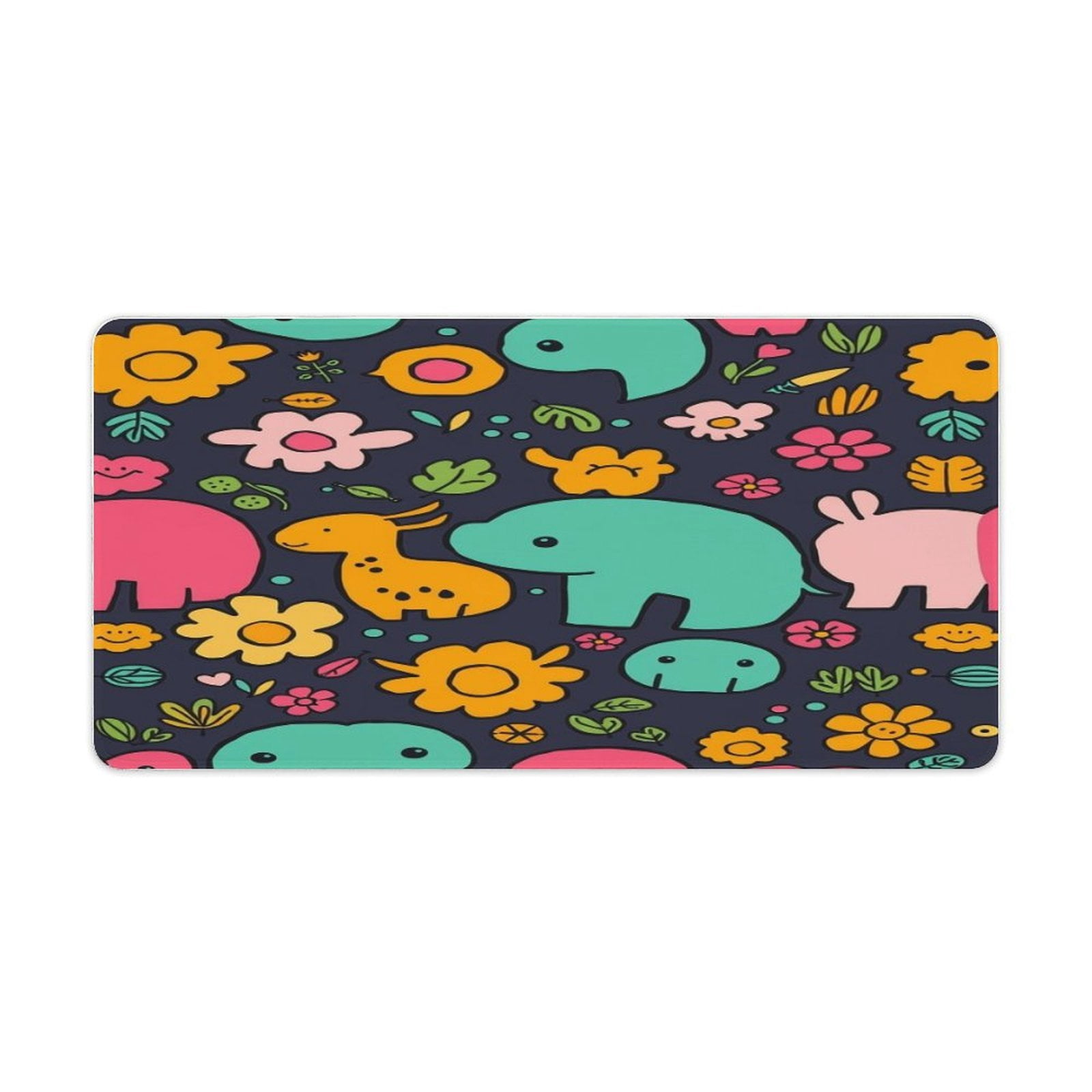 Color Cartoon Pattern Computer Mouse Pad Gaming Accessories Large Pad ...