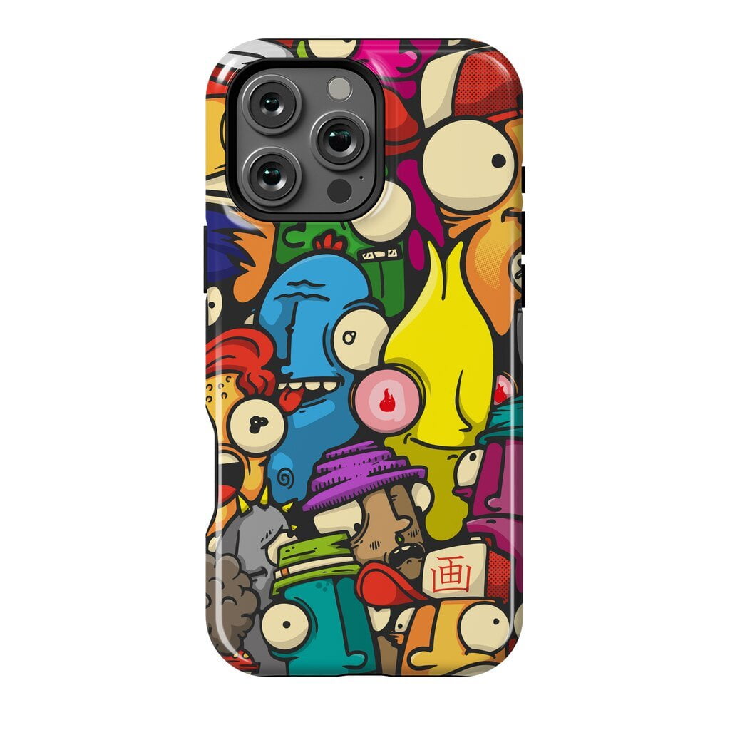 Color Cartoon Vibrant Fun Artwork for 11/12/13/14/15/16 Pro Max ...