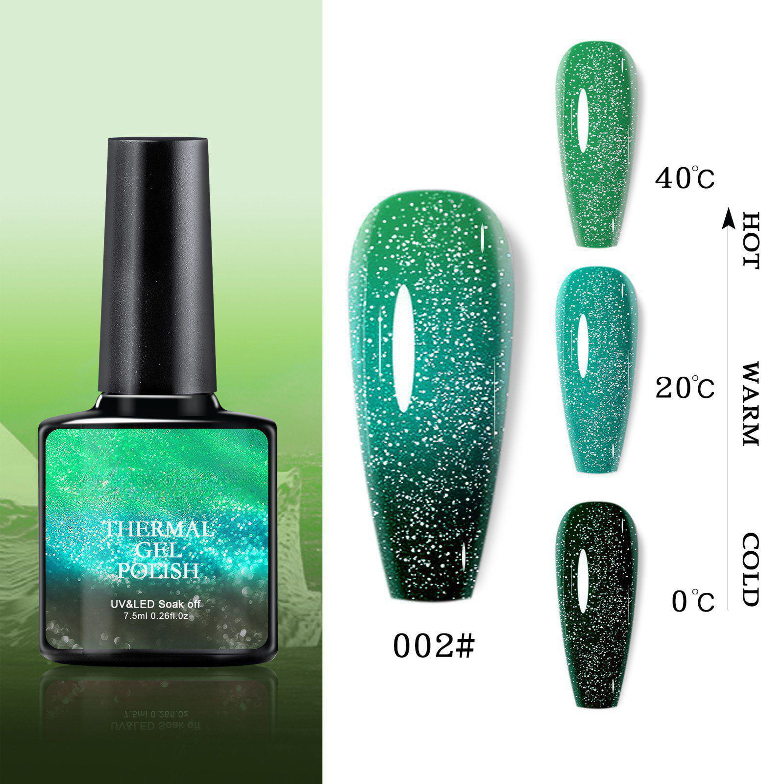 Color Change Nail Polish Broken Diamond Nail Polish Classic Fairy Color ...