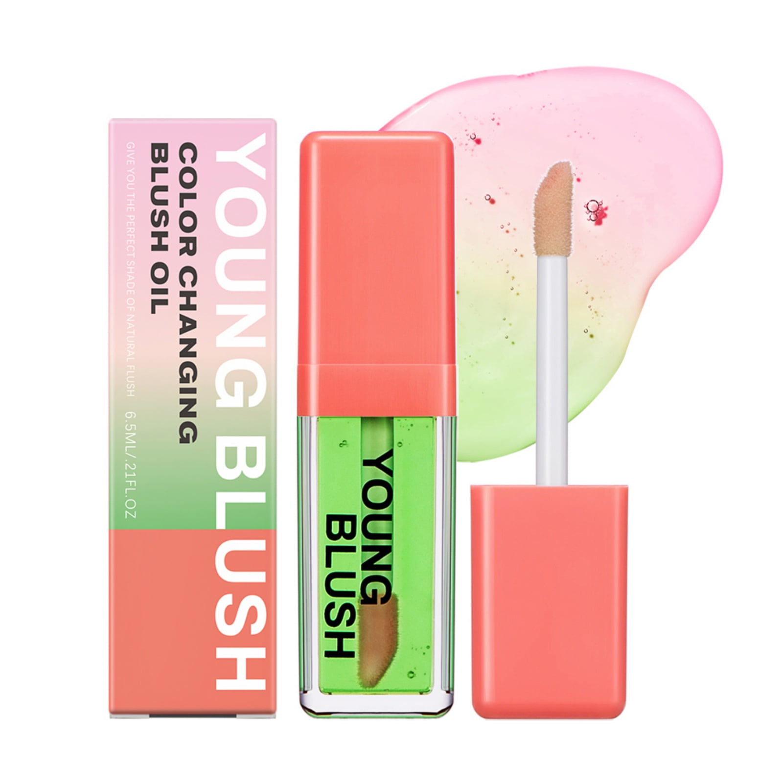Color Changing Blush Oil, Liquid Blush Oil for Cheeks, Long-lasting ...