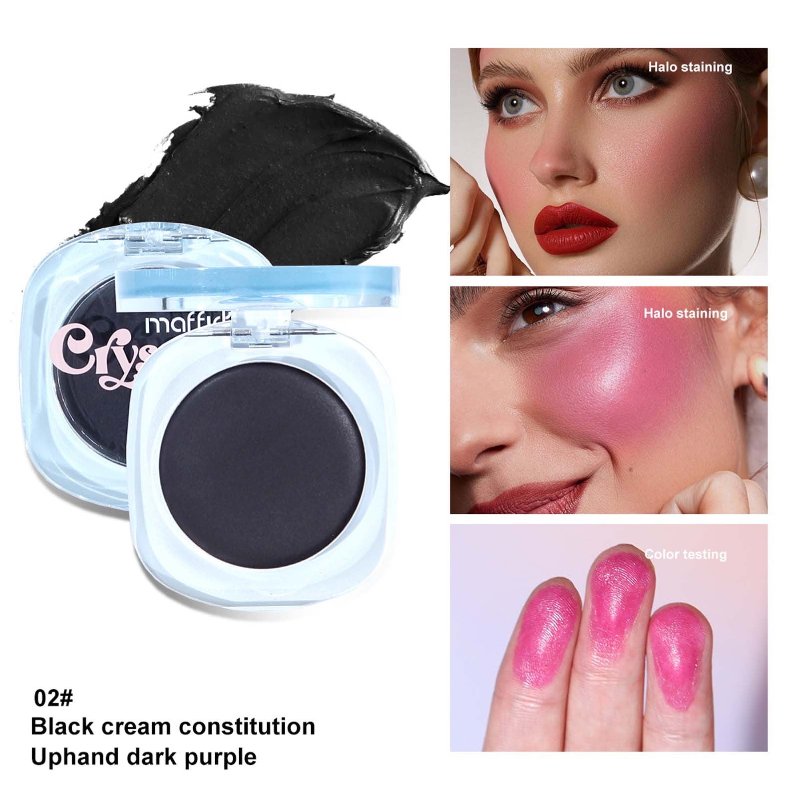 Color Changing Blush, Ph Temperature Reactive Makeup, Long Lasting Dewy ...