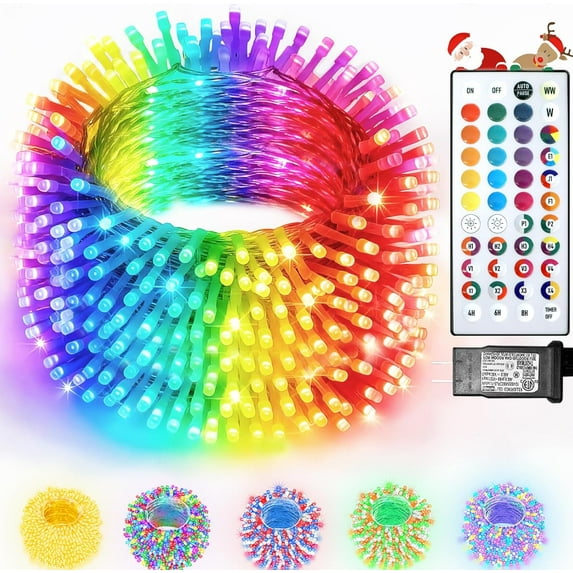 Color Changing Christmas YANTONs, 200 LED 35 Colors String YANTONs ...