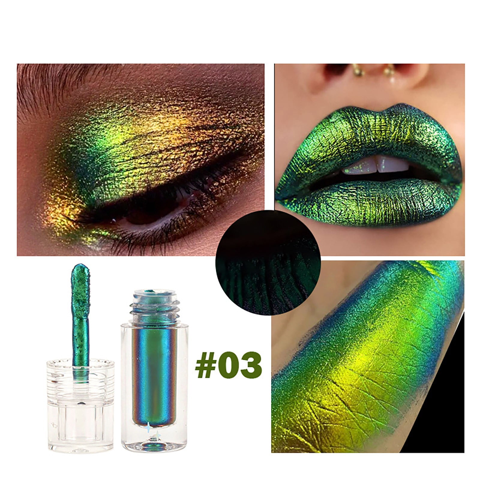 Color Changing Eyeshadow And Lip Liquid High Gloss Eyeshadow With ...