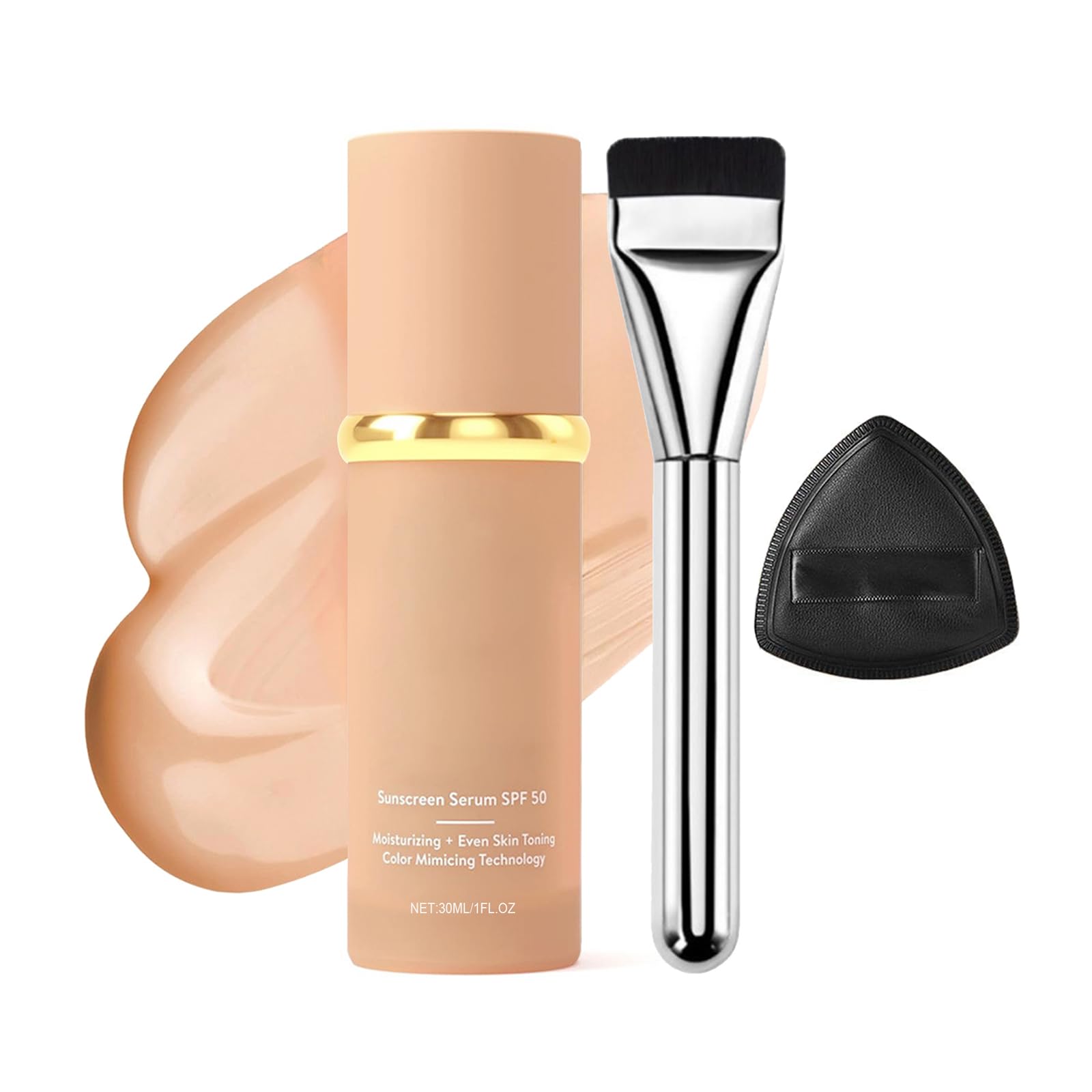 Color Changing Foundation 4 in 1 Medium Full Concealer Foundation，Match ...