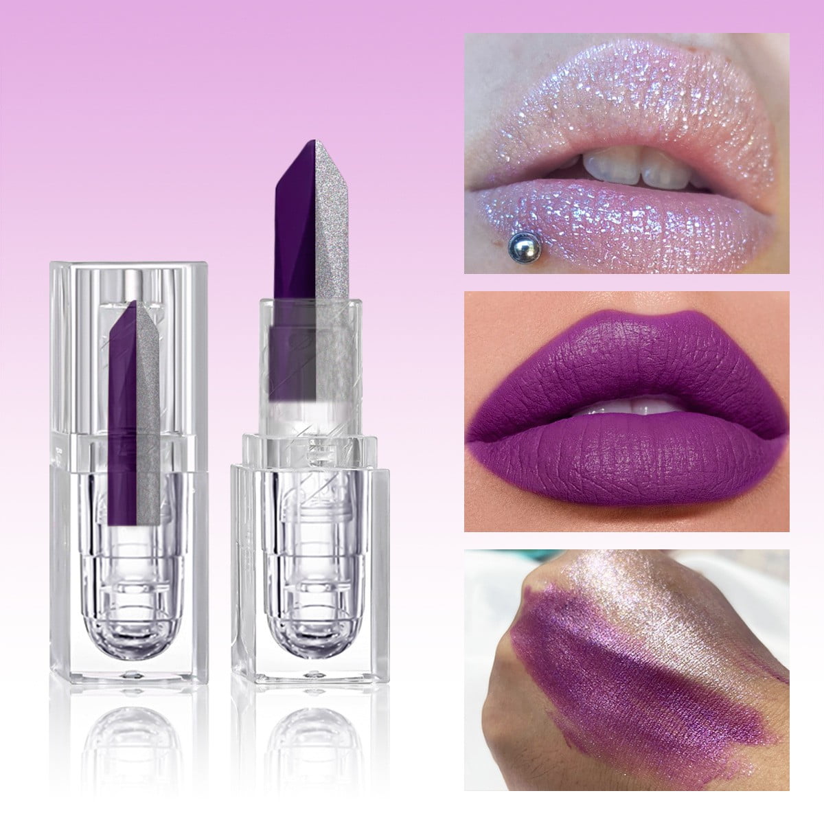 Color-Changing, Hydrating Lipstick, Long-Lasting, Two-Tone Gradient ...