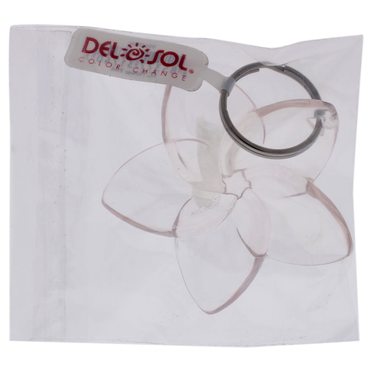 Color-Changing Key Chain Flower - Pink by DelSol for Women - 1 Pc ...