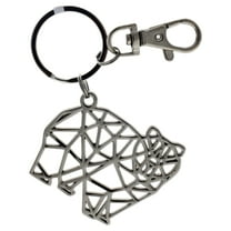 Stainless Steel Brushed and Polished Black Acrylic Key Chain - Walmart.com