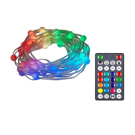Enbrighten Color-Changing LED Bubble Lights 2-pack with 22 modes ...