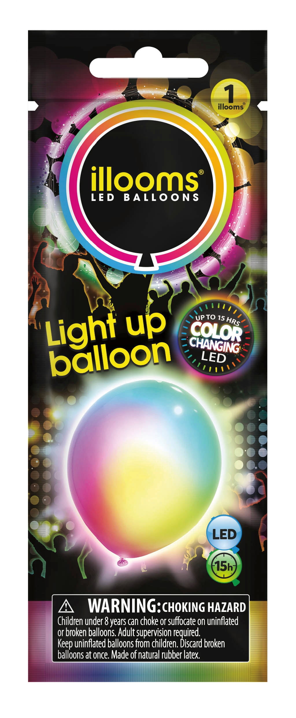 Color Changing Light Up Balloon, 1ct - Walmart.com