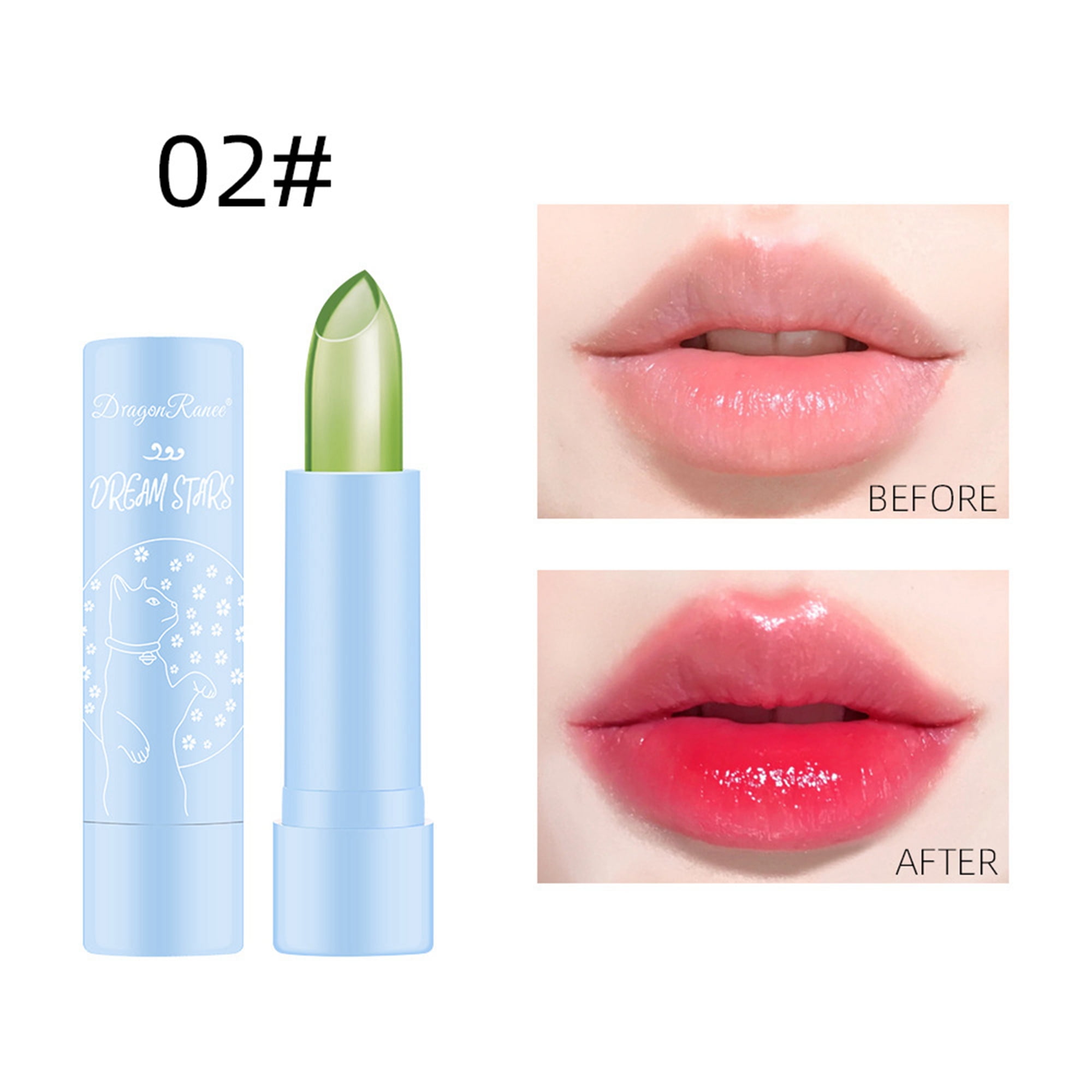 Color Changing Lip Balm Moisturizing Lipstick for Lips Repair - Walmart.com