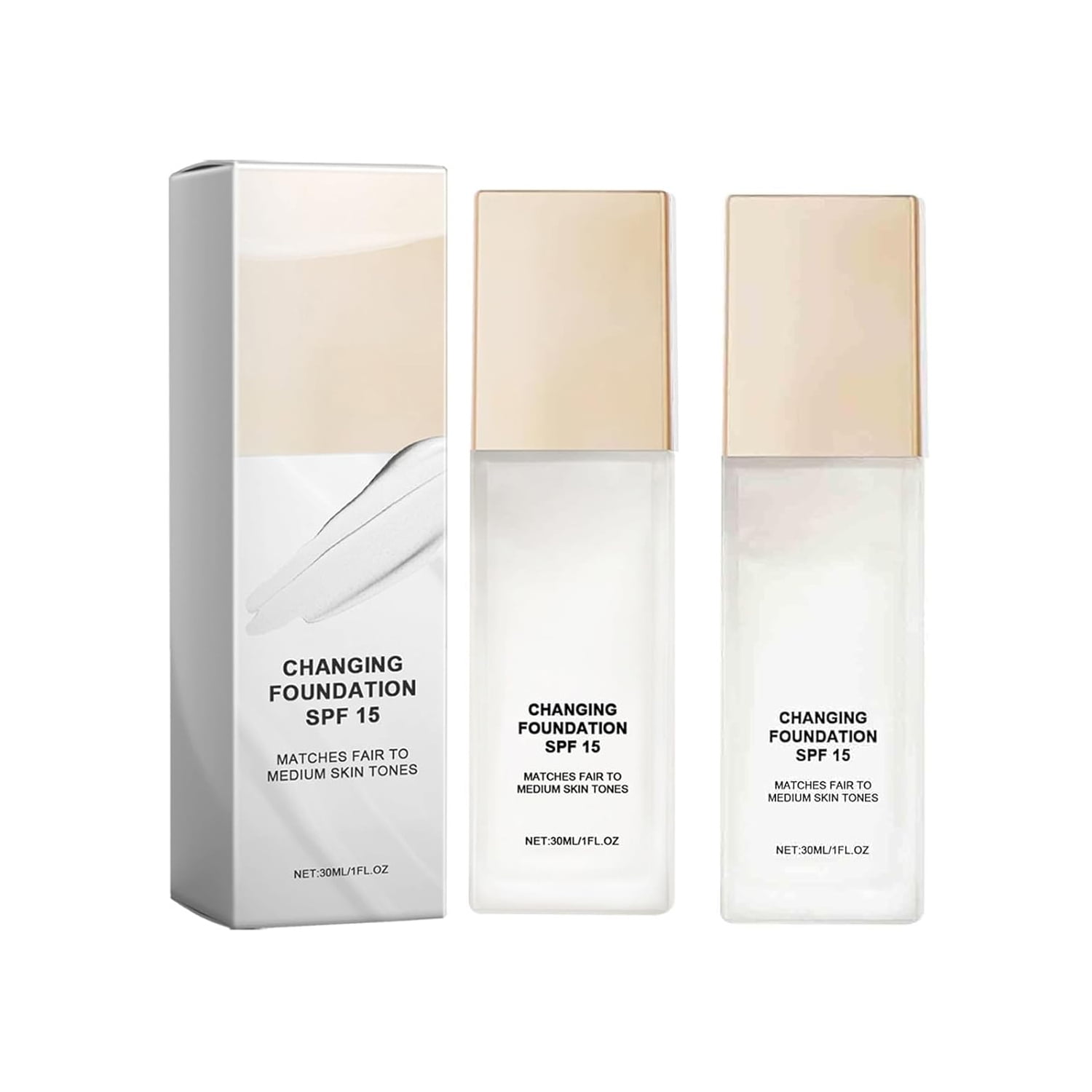 Color Changing Magic Foundation, Magic Color-Changing Liquid Foundation ...