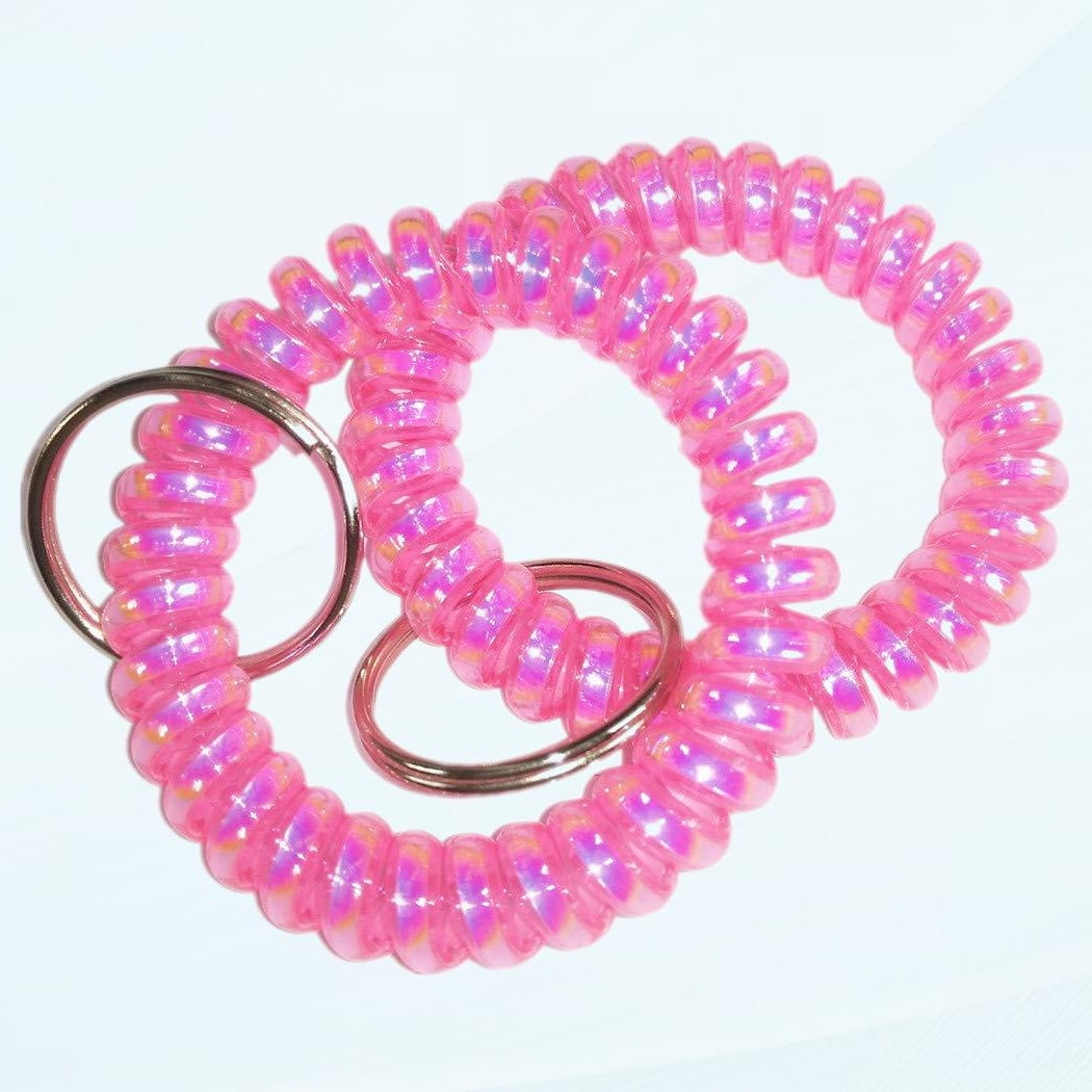 Color Changing Mermaid Wrist Coil Keychain with Flexible and Durable ...