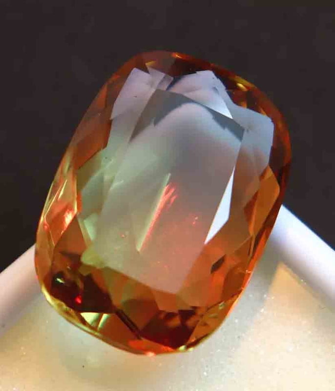 Color Changing Natural Alexandrite 82.60 Ct Cushion Cut Certified Real ...