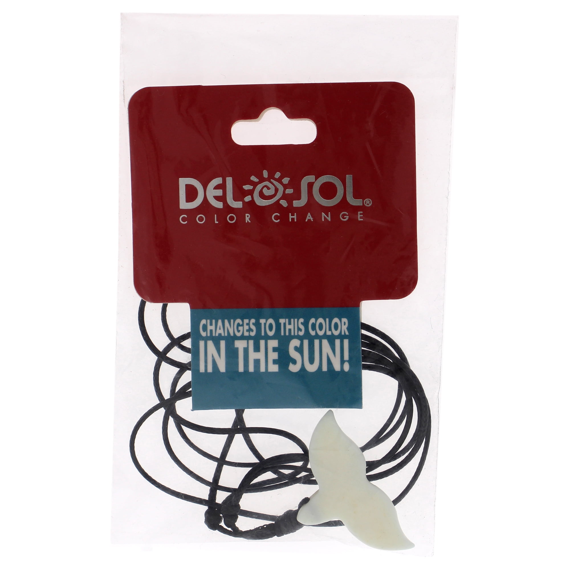 Color-Changing Necklace - Whale Tail - White to Blue by DeSol for Women ...