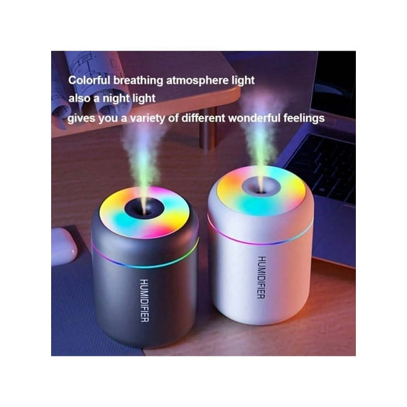 Color-Changing Night Light Essential Oil Diffuser & Humidifier, Cold ...