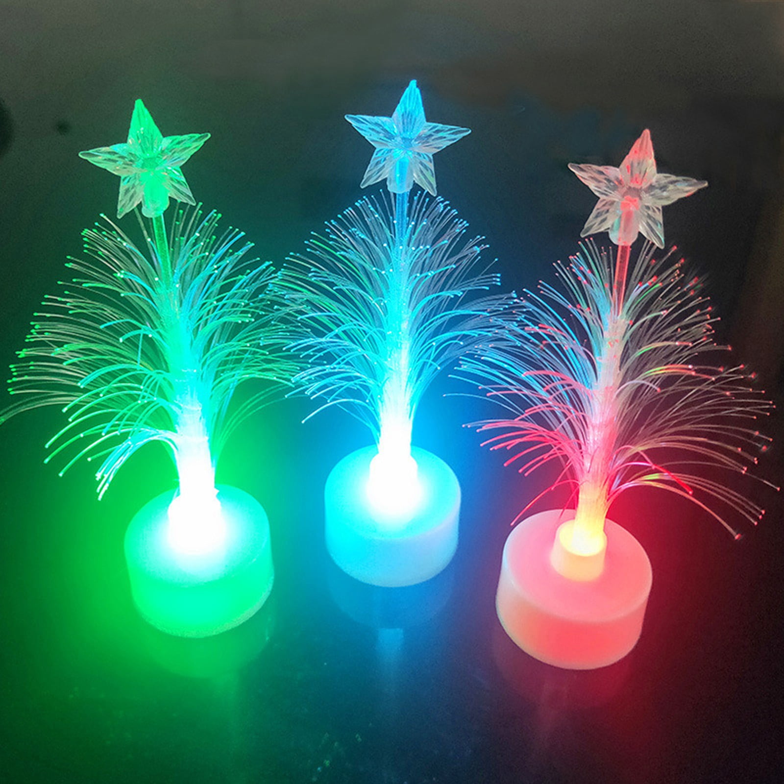Color Changing Night Lights 1 Pcs Christmas Tree Night Light Colorful ...