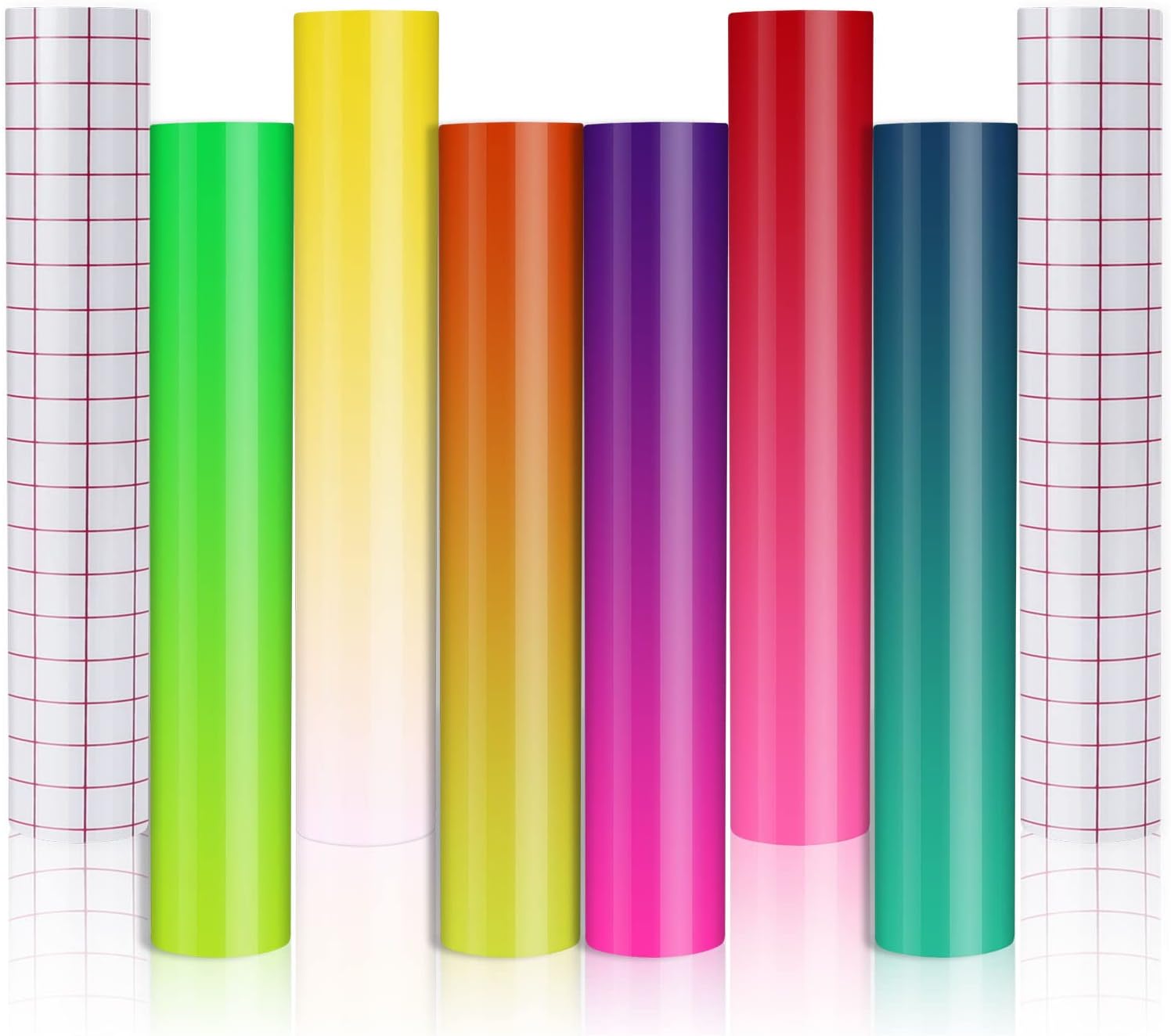 Color Changing Permanent Vinyl for Cricut - 6 Sheets 12"x10" + 2 ...