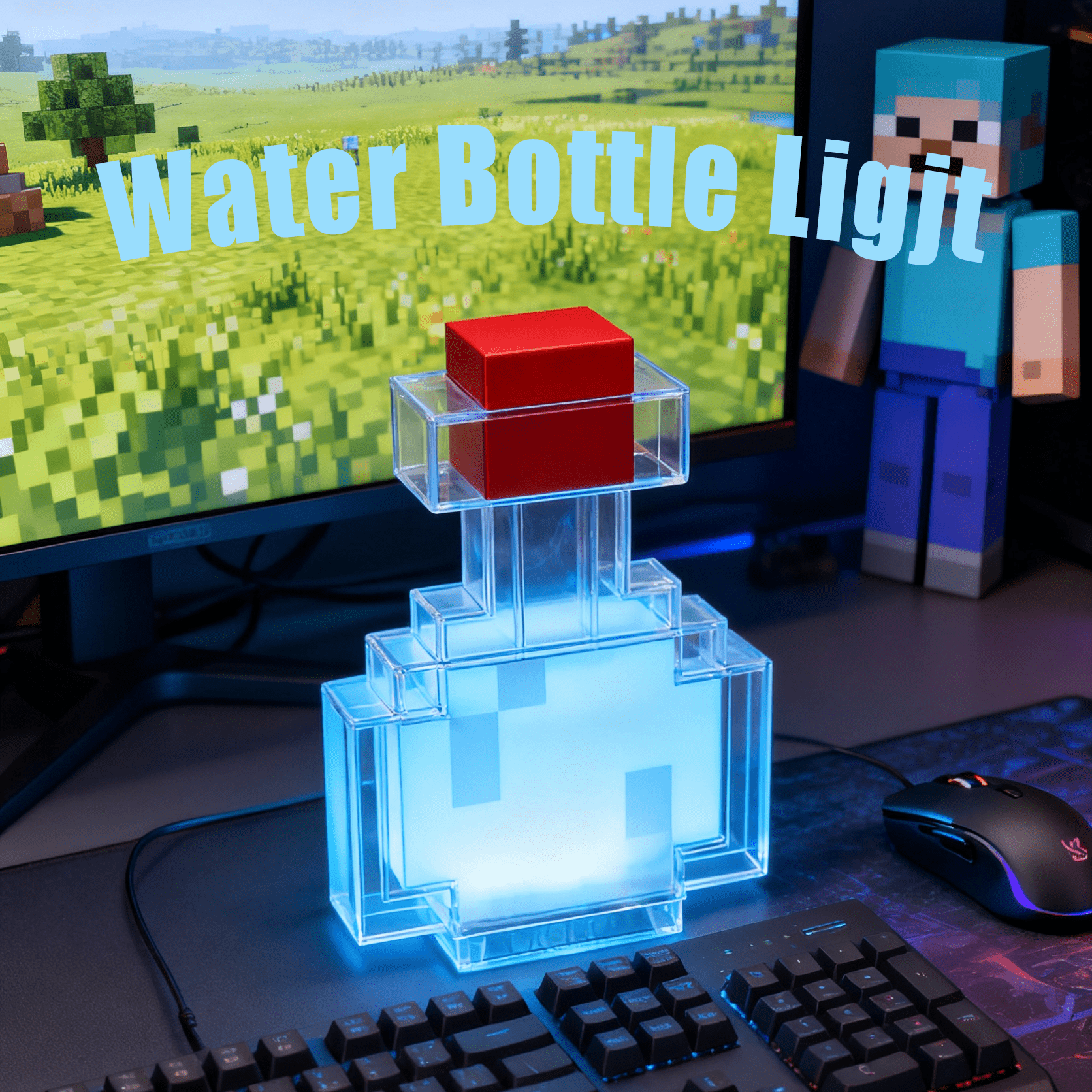 Color-Changing Potion Bottle USB Light, Which Can Switch Between 15 ...