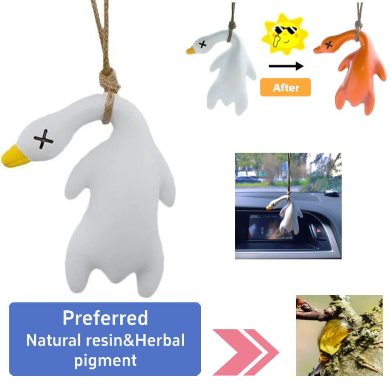 Color Changing Resin Duck- Funny Car Accessories, Funny Cute Uv ...