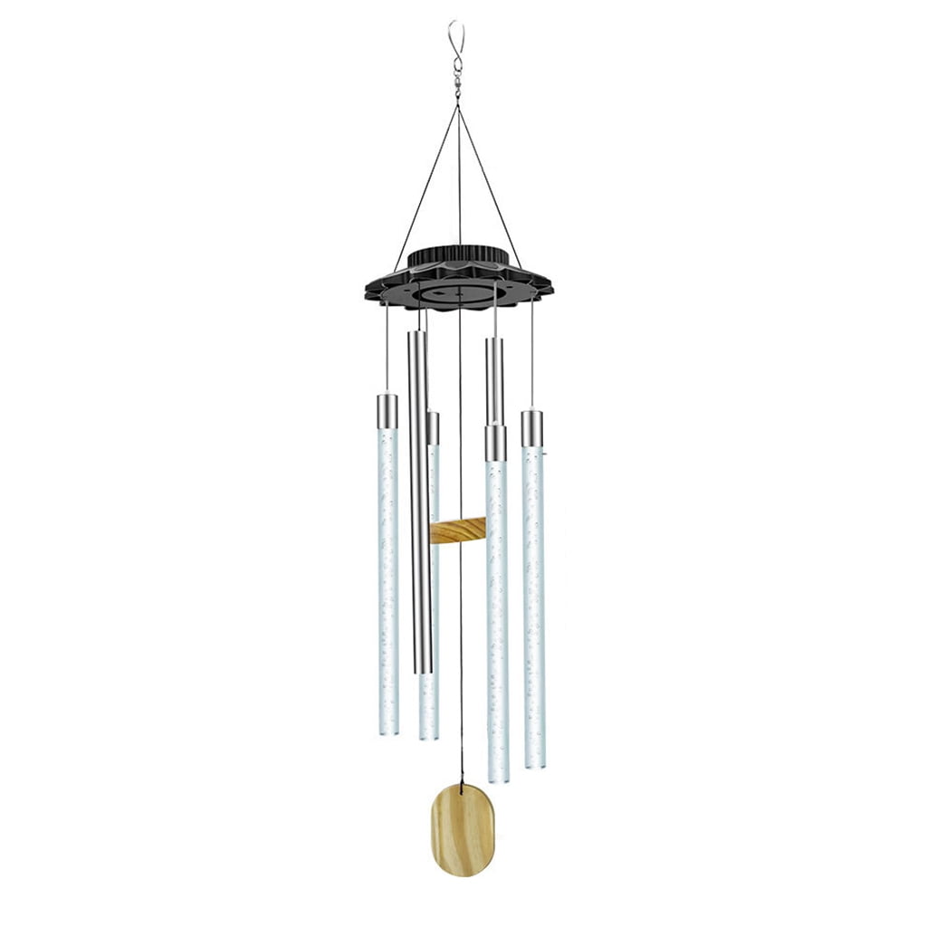 Color Changing Solar Wind Chimes Waterproof Outdoor Hanging Light ...