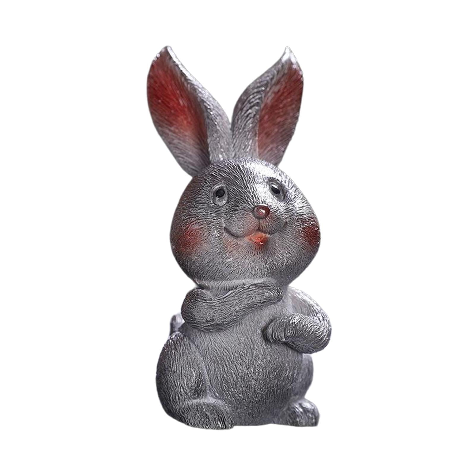 Color Changing Tea Pet, Bunny Statue, Kung Fu Tea Ornament, Rabbit Feng ...