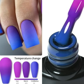 Color Changing Gel Nail Polish with Mood-Activated Thermal Effects