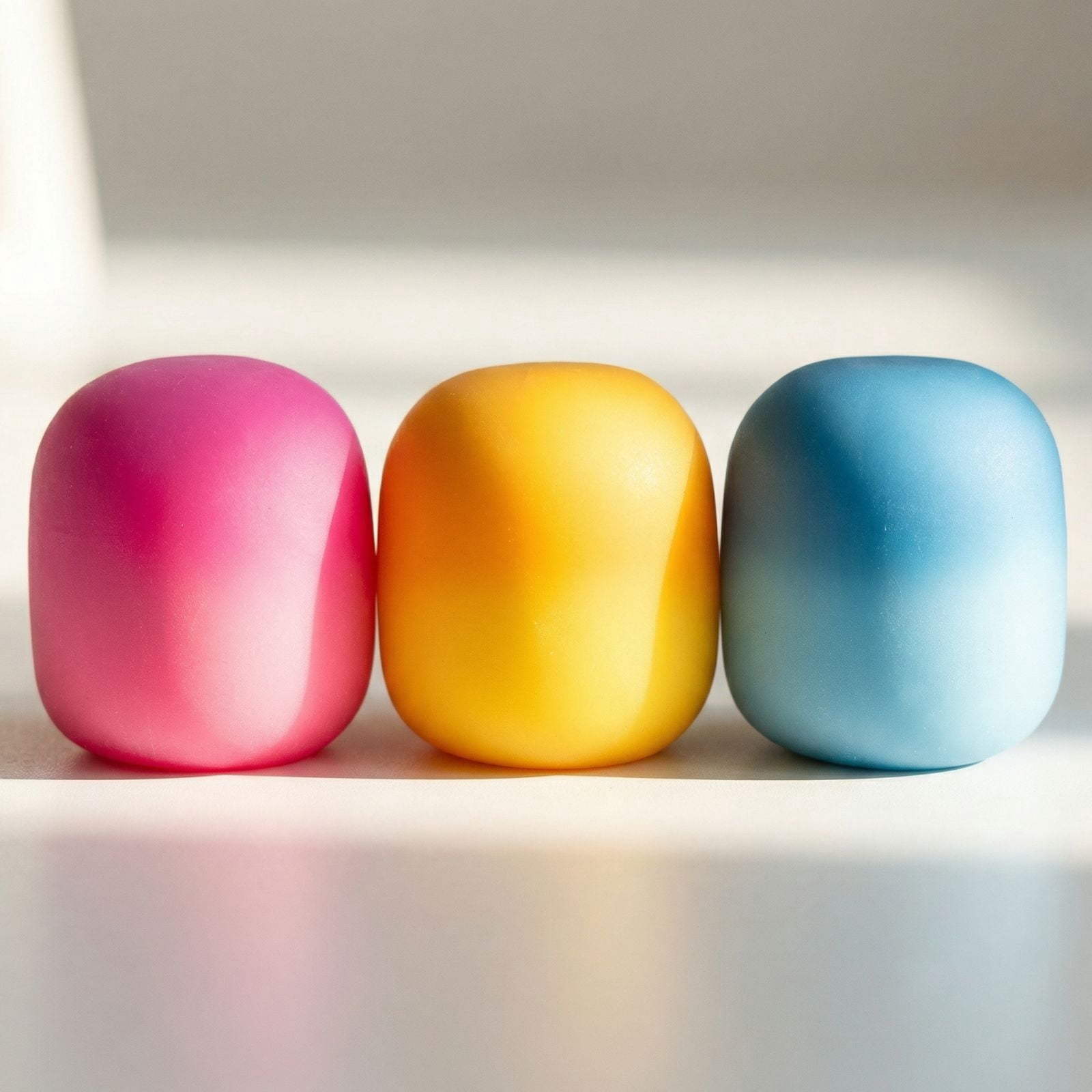 Color Changing UV Sensitive Stress Ball – Soft Dough Filled Cylinder ...