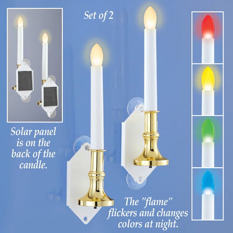 Color Changing Window Candles set of 2 - Walmart.com