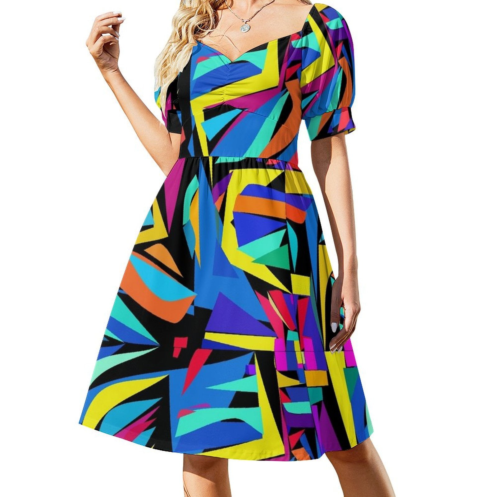 Color Chaos Dress wedding dresses for parties Casual dresses - Walmart.com