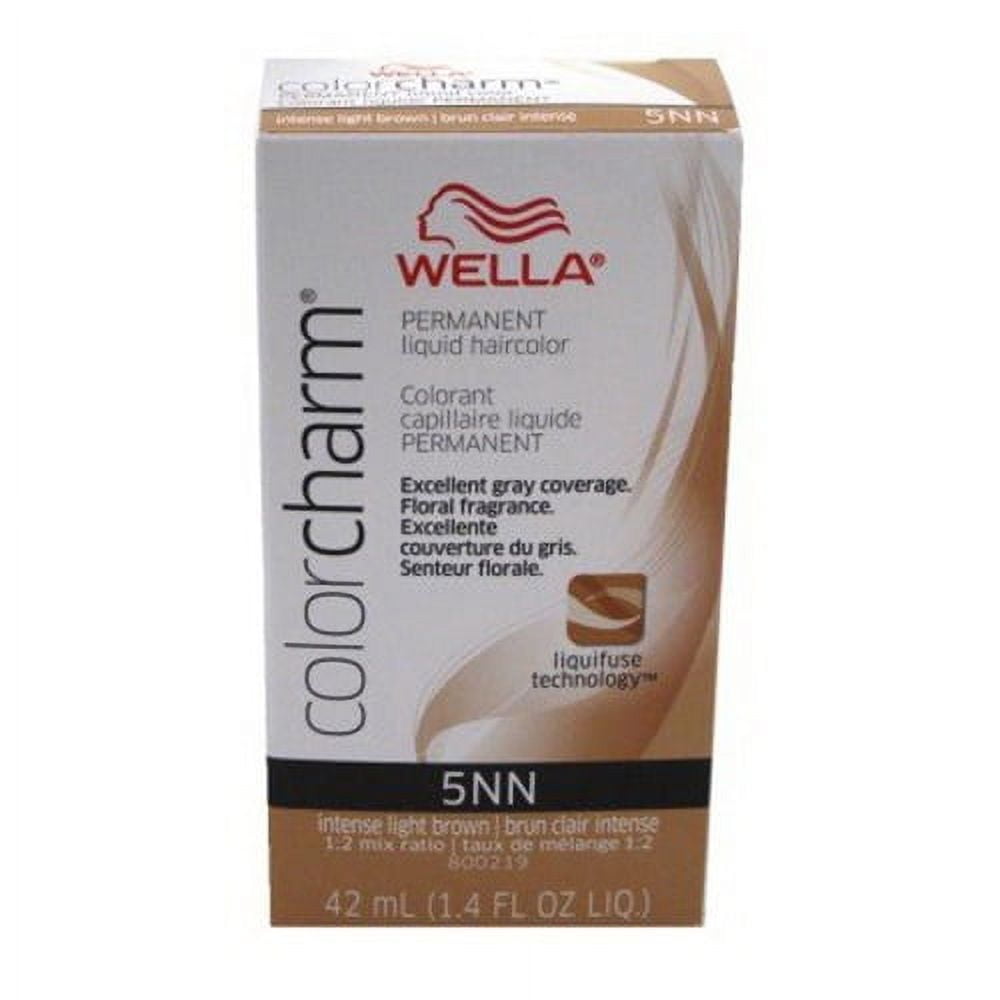 Color Charm 5NN Intense Light Brown Permanent Liquid Haircolor By Wella ...