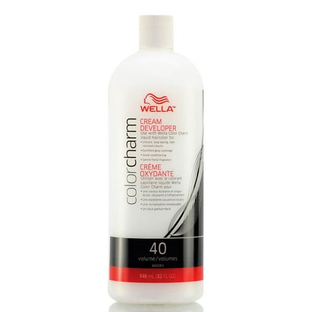 Wella Color Charm Cream Developer 20 Volume, Gentle Formula, 3.6oz ...