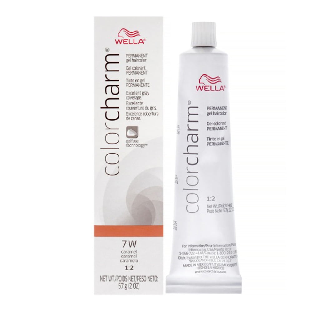 Wella Color Charm Permanent Hair Color Gel, 7W Caramel - Walmart.com