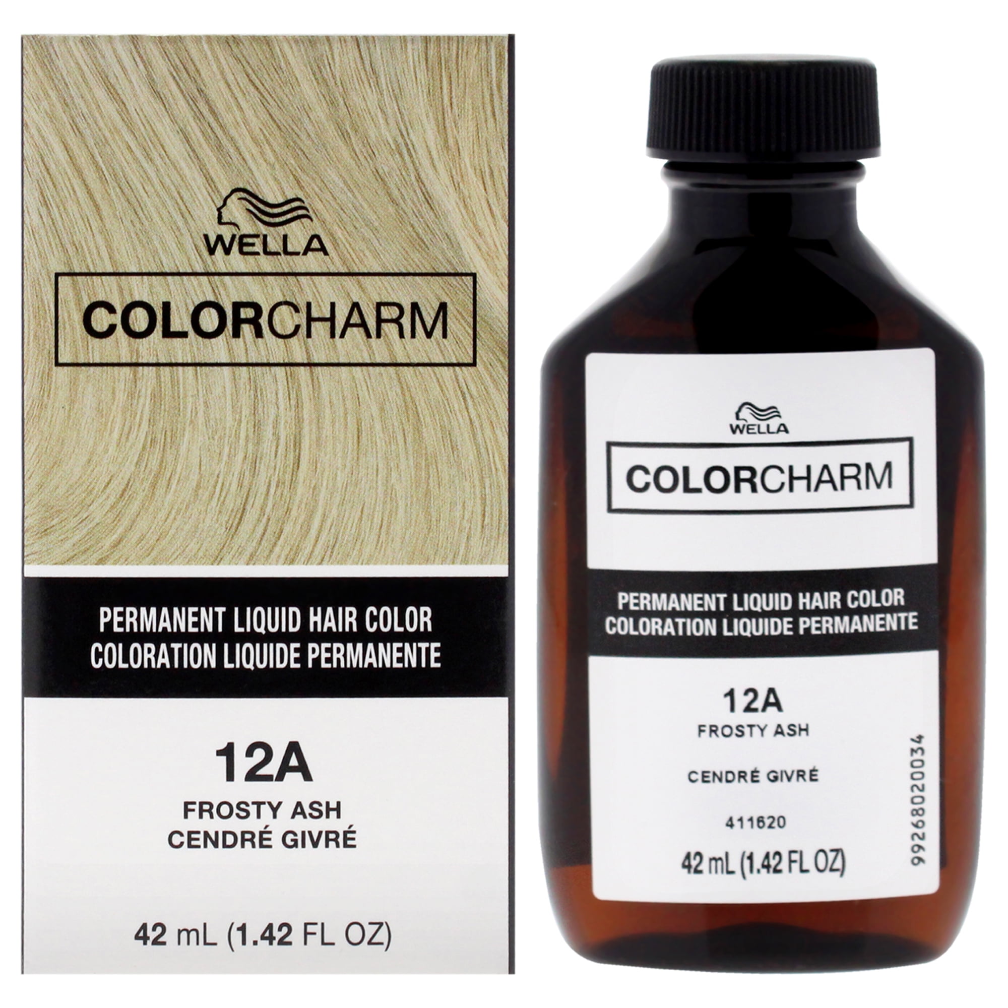 Color Charm Permanent Liquid Hair Color - 12A Frosty Ash by Wella for ...
