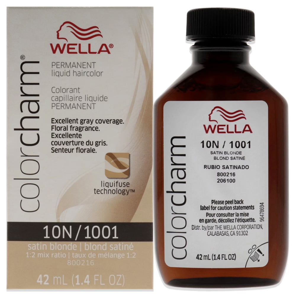 Color Charm Permanent Liquid Haircolor - 1001 10N Satin Blonde ...
