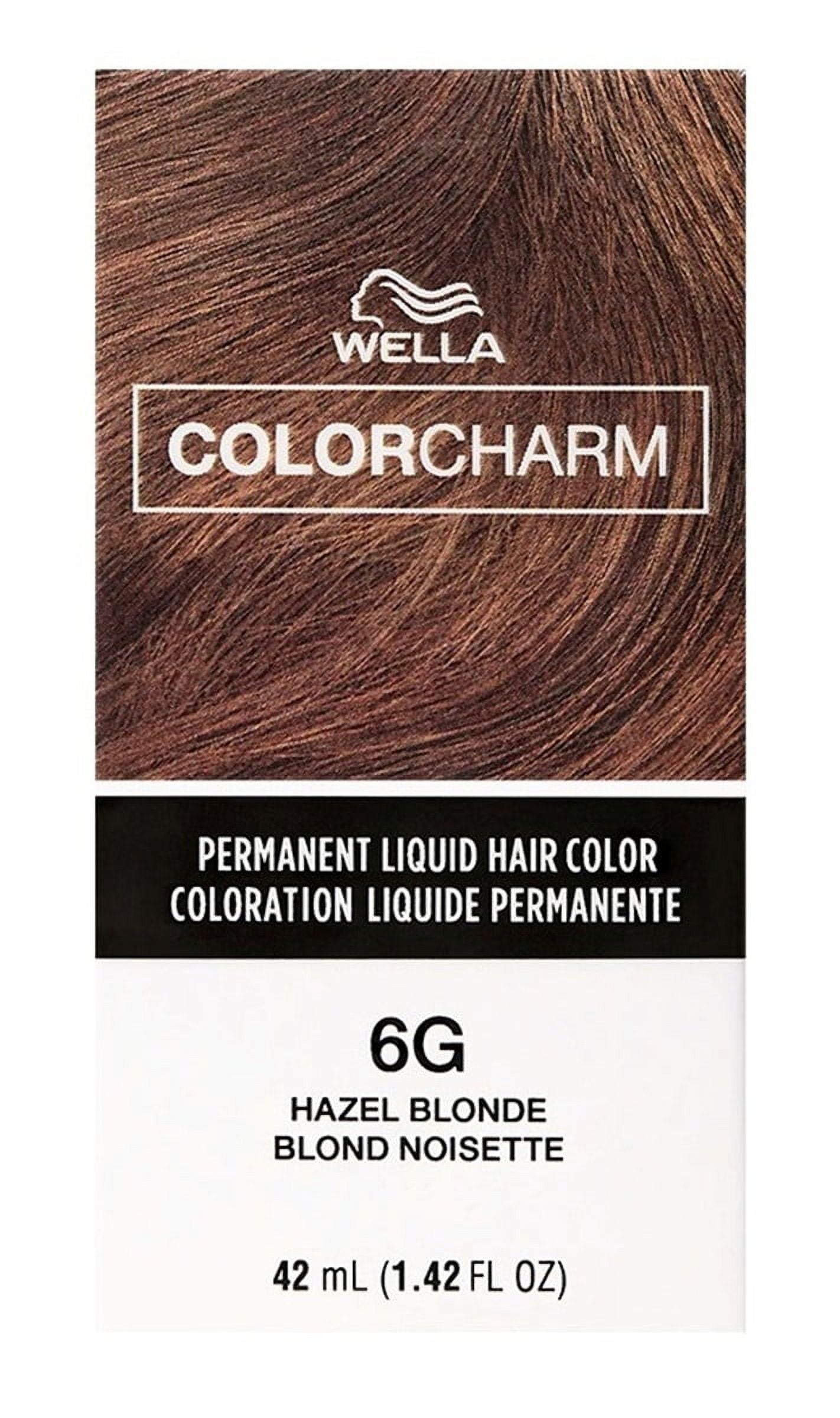 Color Charm Permanent Liquid Haircolor - 555 6G Hazel Blonde - Walmart.com