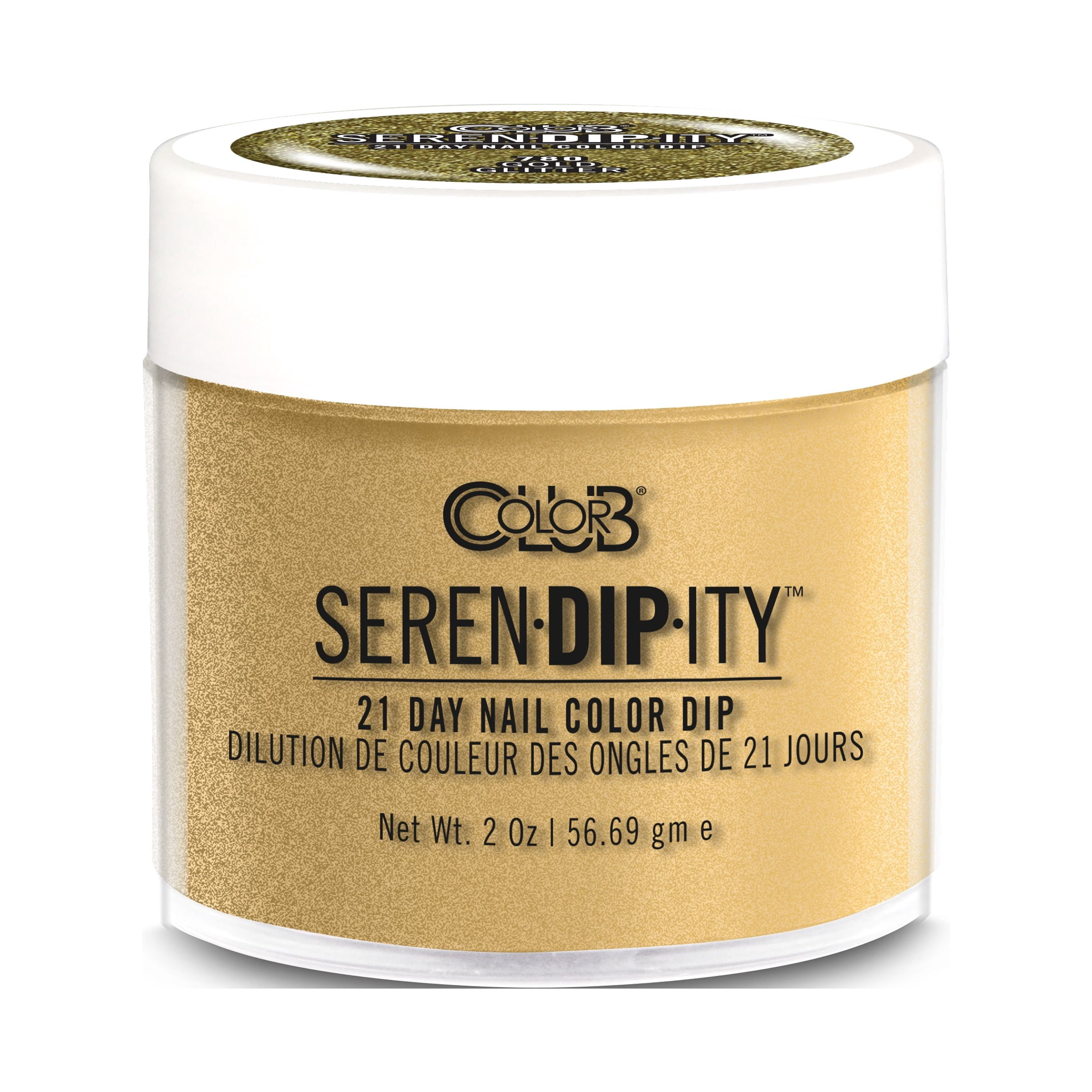 Color Club Dip Color Powder Gold Glitter 780-2 (2 oz) - Walmart.com