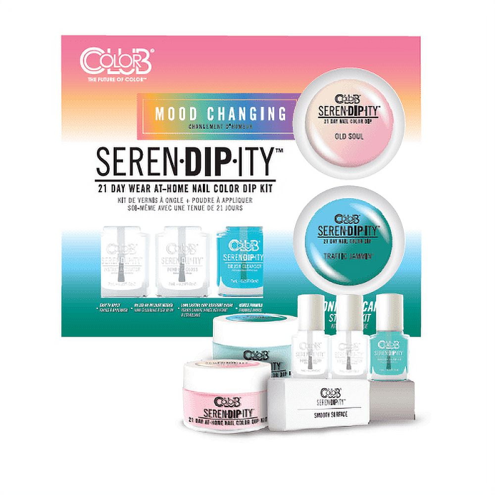 Color Club Seren-DIP-ity Mood Changing Dip Powder Nail Art Starter Kit ...
