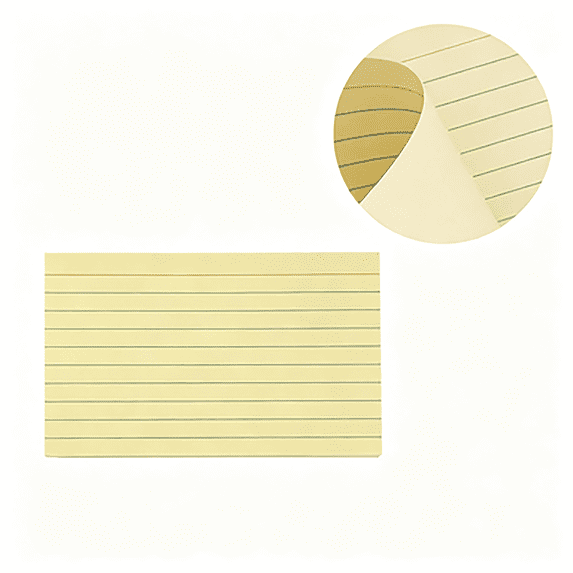Color Coded Index Cards, Thick Study Note Cards for scholars And Office ...